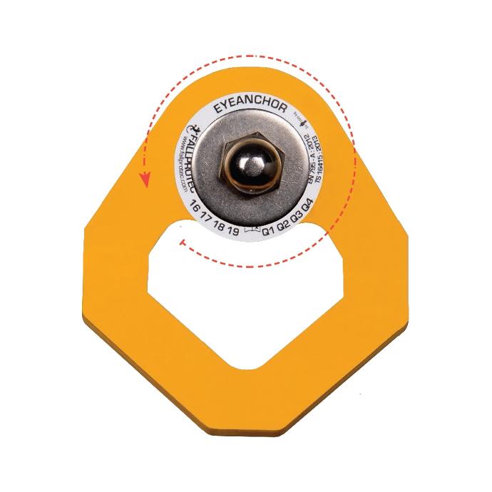 FALLPROTEC YELLOW ANCHOR POINT | VSS Solar